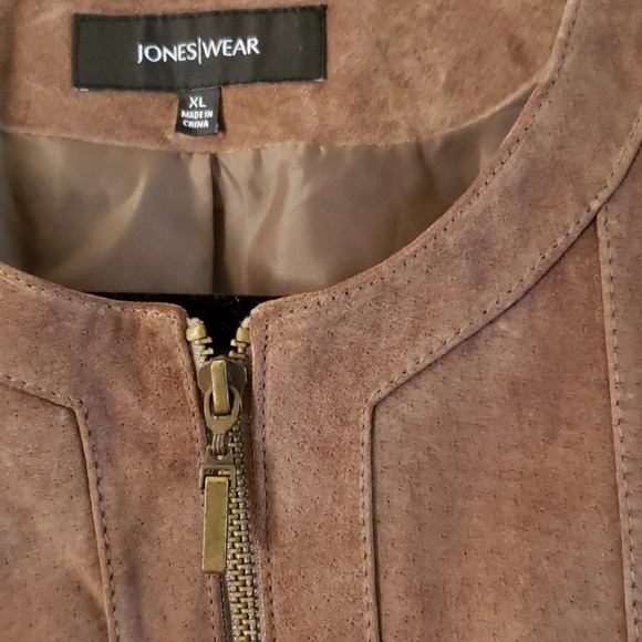 Jones Wear | Jackets & Coats | Jones Wear Suede Leather Jacket | Poshmark